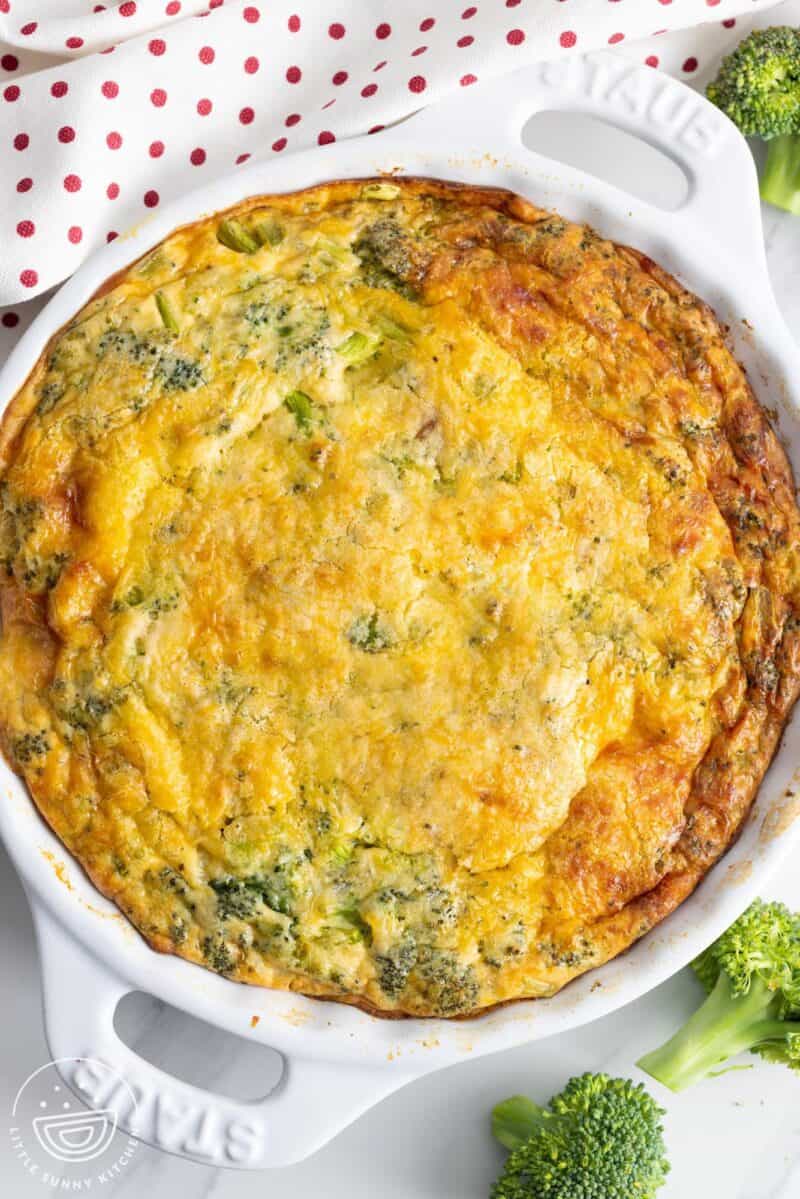 Bisquick Impossible Quiche - Vegetarian - Little Sunny Kitchen