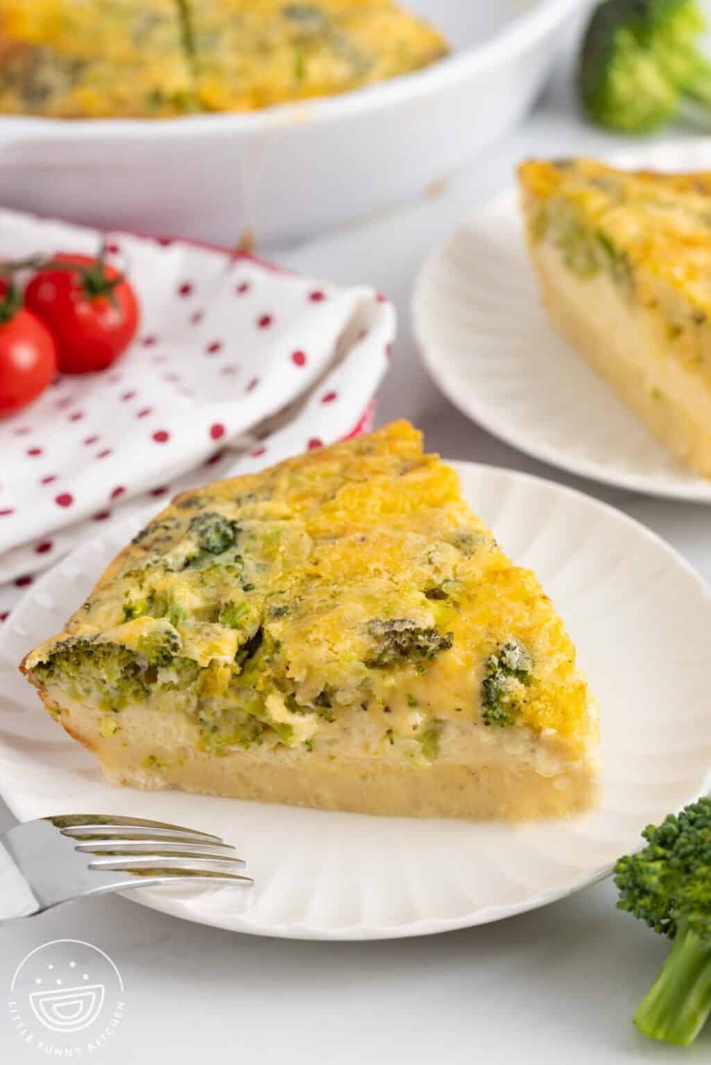 Bisquick Impossible Quiche - Vegetarian - Little Sunny Kitchen