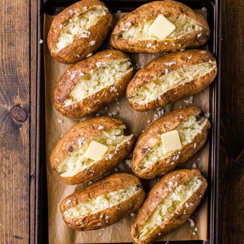 Baked Potato Bar With Toppings - Little Sunny Kitchen