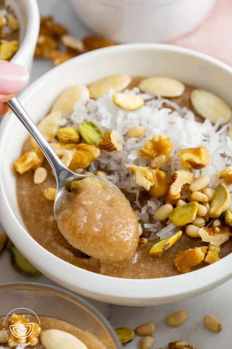 Lebanese Meghli (Caraway Pudding) - Little Sunny Kitchen