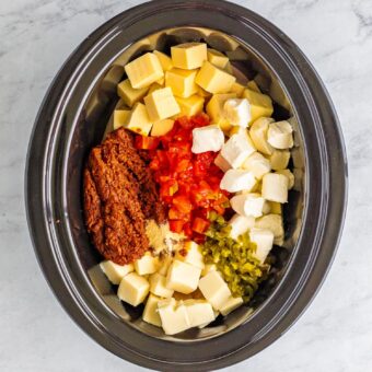 Slow Cooker Queso Dip - Little Sunny Kitchen