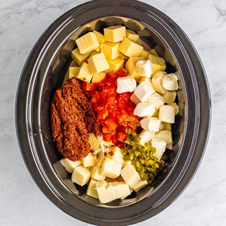Slow Cooker Queso Dip - Little Sunny Kitchen