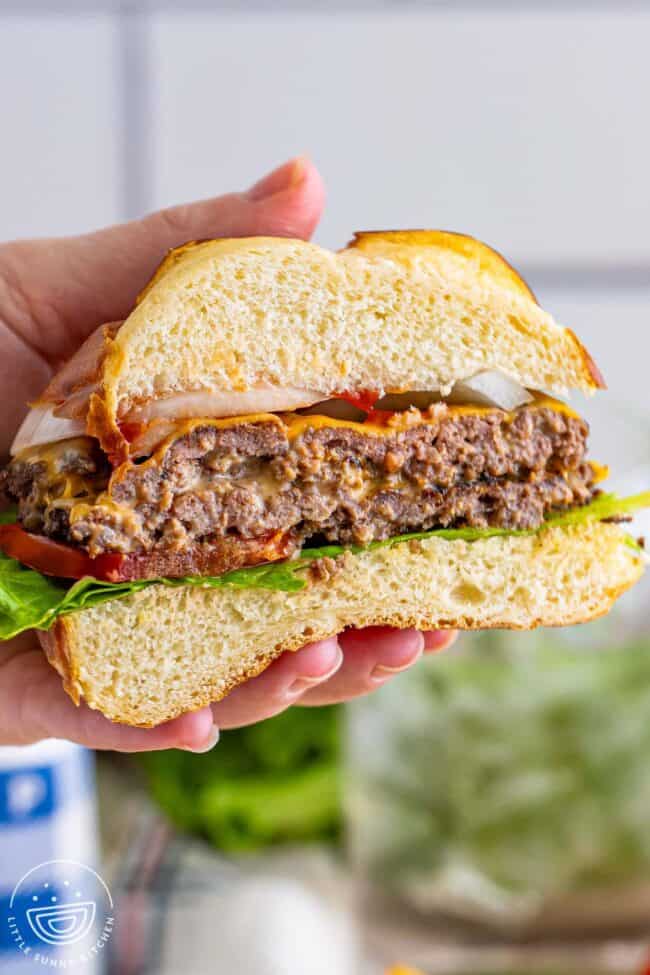 Easy Homemade Smash Burger Recipe - Little Sunny Kitchen