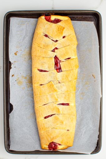 Easy Cherry Danish Braid - Little Sunny Kitchen