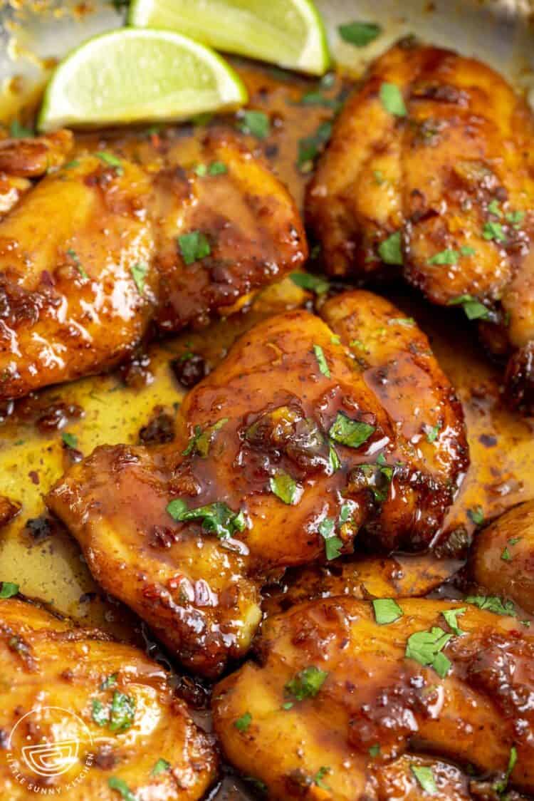 Stovetop Honey Lime Chicken Recipe - Little Sunny Kitchen