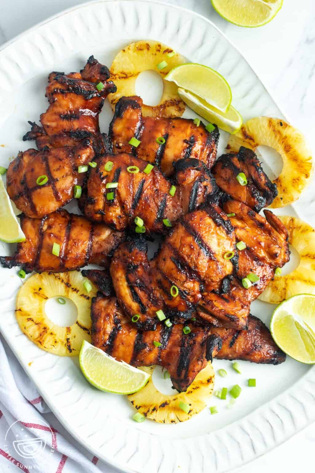 Grilled Hawaiian Huli Huli Chicken - Little Sunny Kitchen