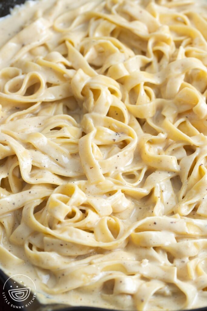 Steak Alfredo Pasta Recipe - Little Sunny Kitchen