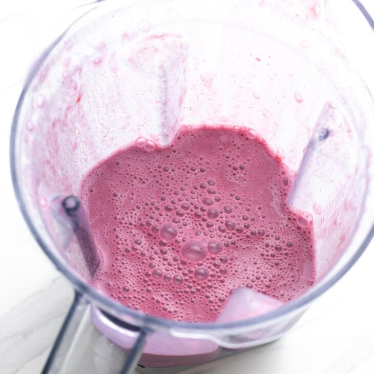 Strawberry Blueberry Smoothie Recipe - Little Sunny Kitchen