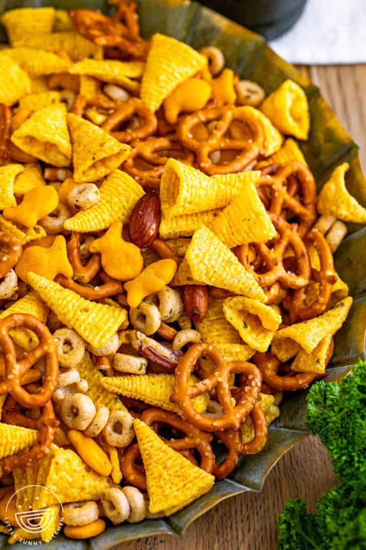 Ranch Bugles Snack Mix - Little Sunny Kitchen