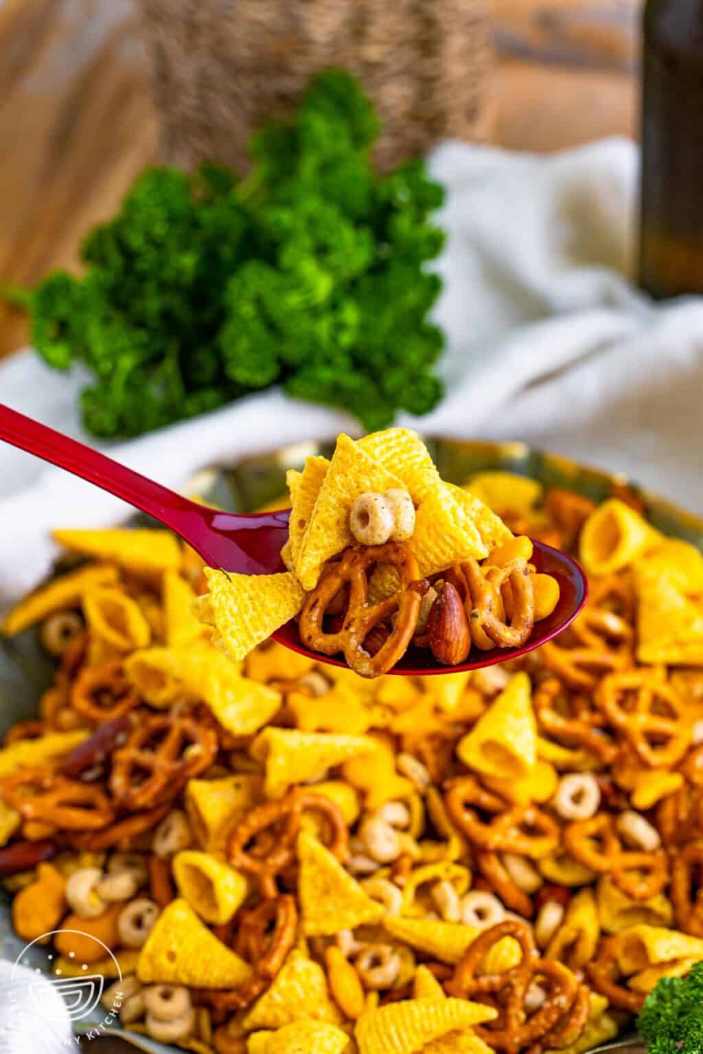 Ranch Bugles Snack Mix - Little Sunny Kitchen