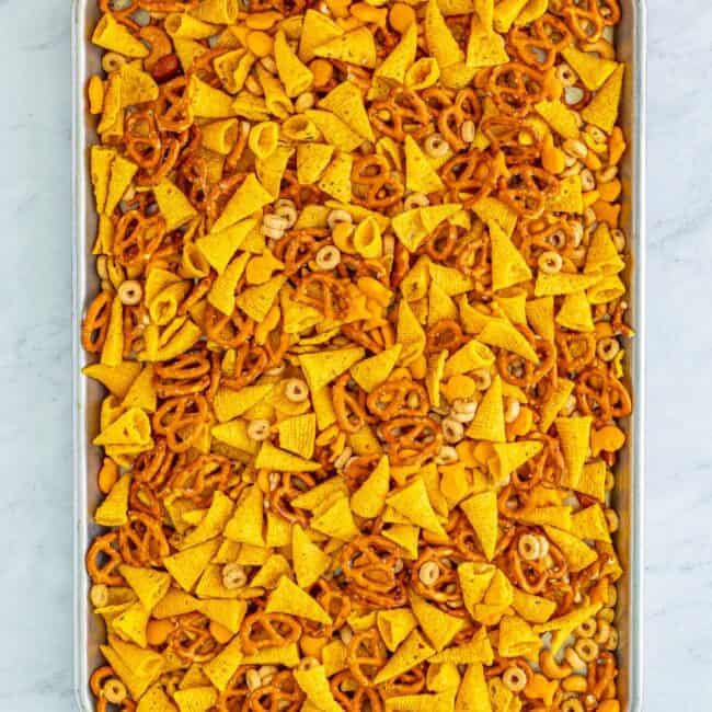 Ranch Bugles Snack Mix - Little Sunny Kitchen