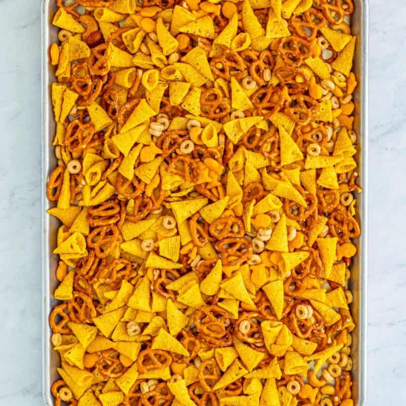 Ranch Bugles Snack Mix - Little Sunny Kitchen