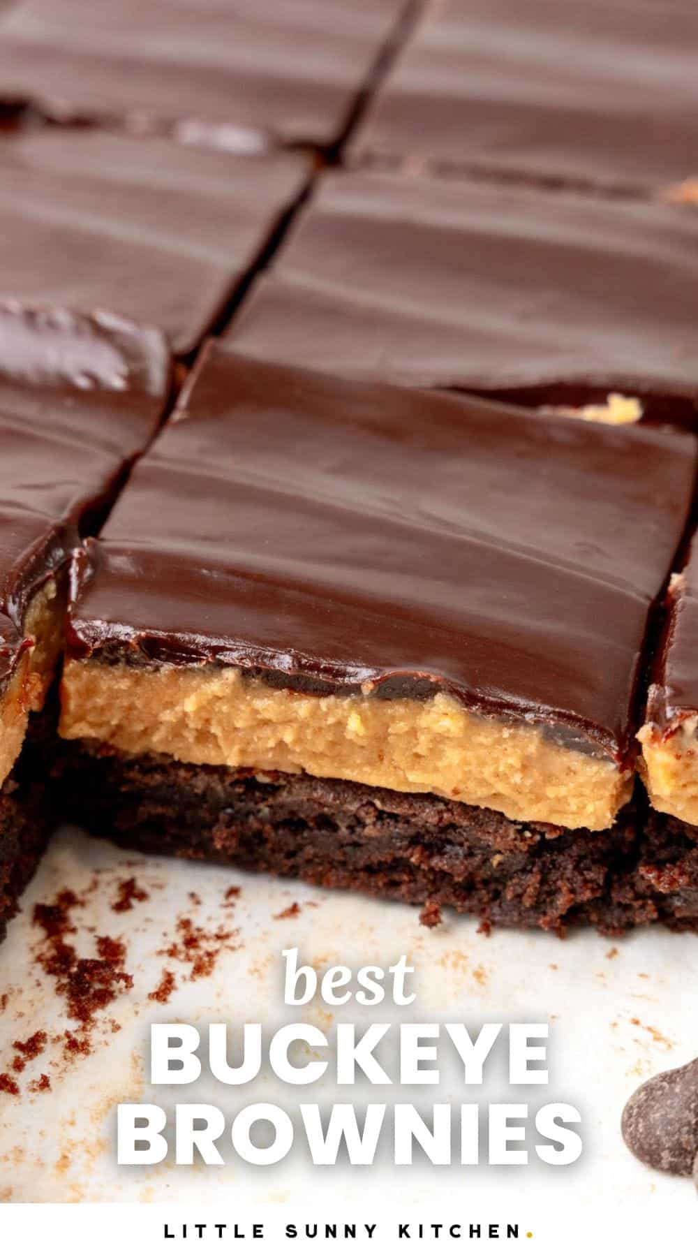 The Best Buckeye Brownies - Little Sunny Kitchen
