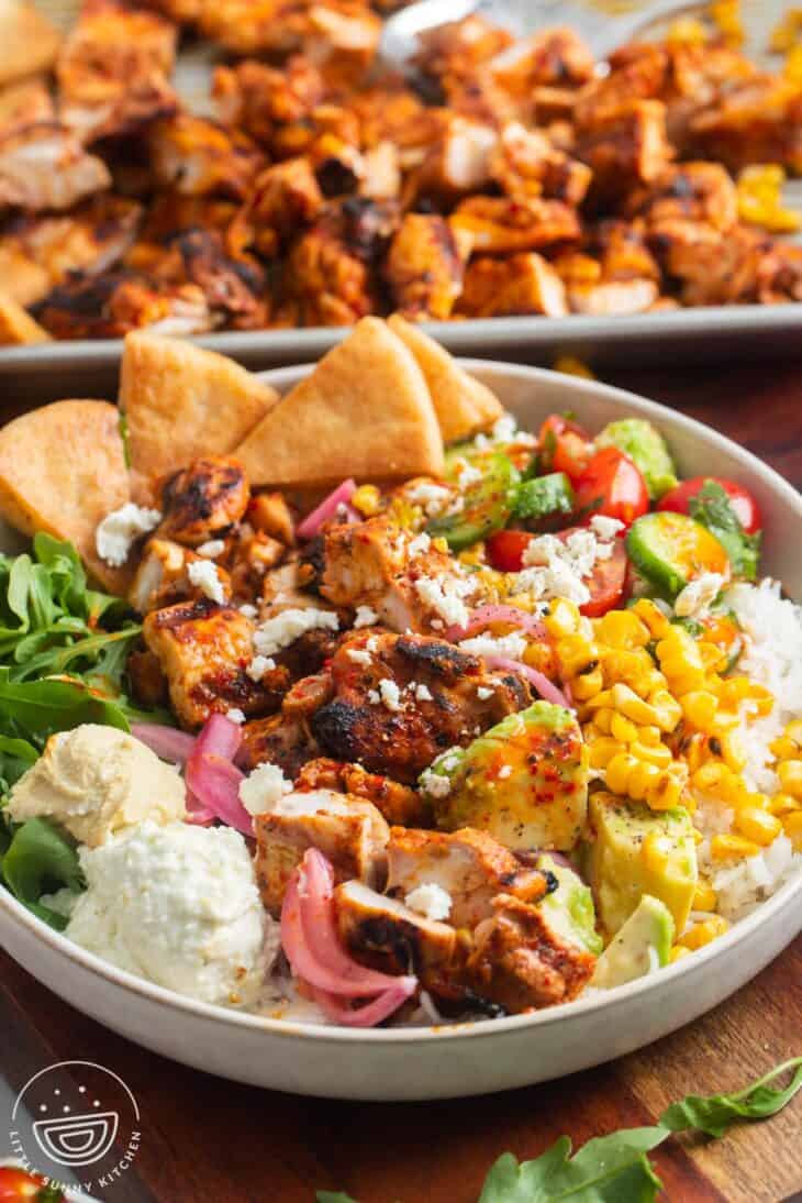 Delicious Grilled Harissa Chicken - Little Sunny Kitchen