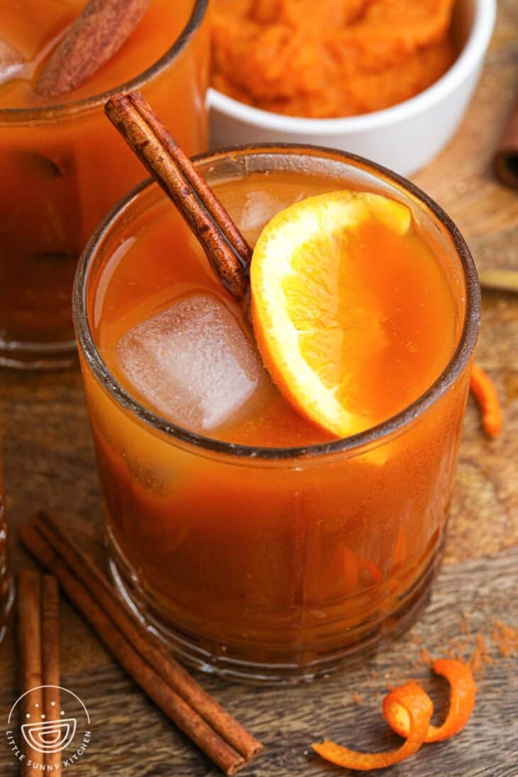 Cozy Pumpkin Old Fashioned - Little Sunny Kitchen