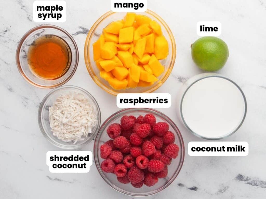 Refreshing Mango Raspberry Popsicles - Little Sunny Kitchen