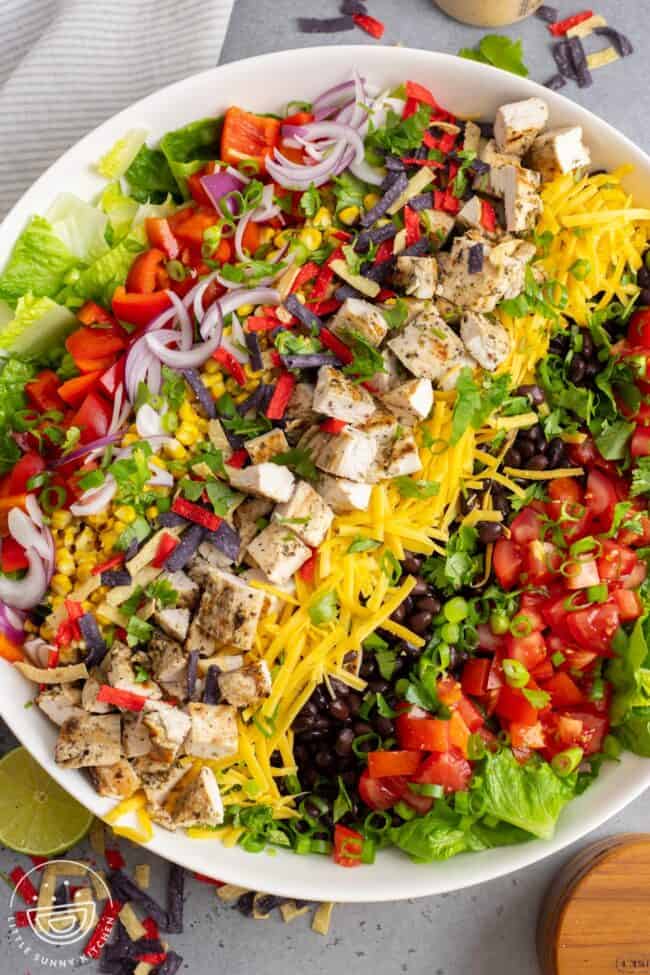 Easy Tex Mex Salad - Little Sunny Kitchen