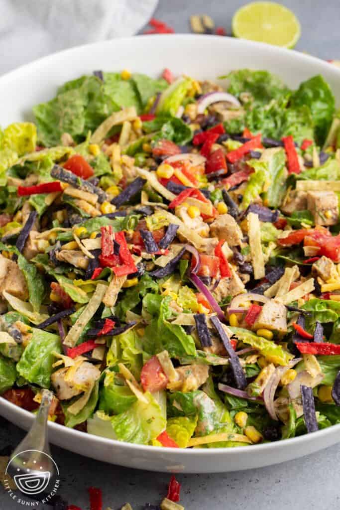 Easy Tex Mex Salad - Little Sunny Kitchen