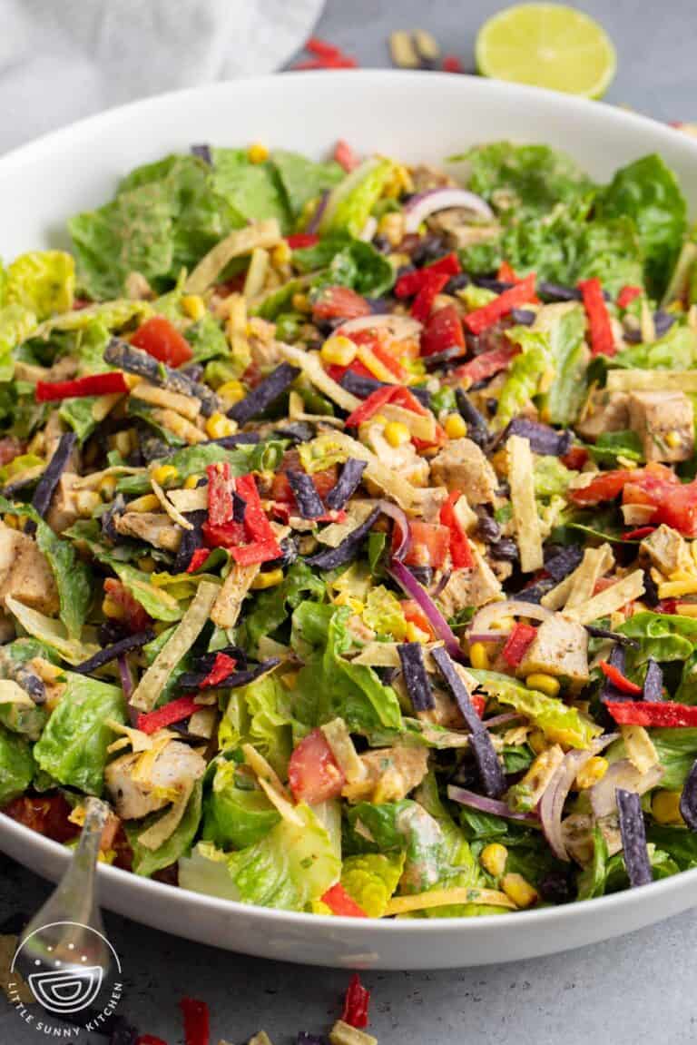 Easy Tex Mex Salad - Little Sunny Kitchen