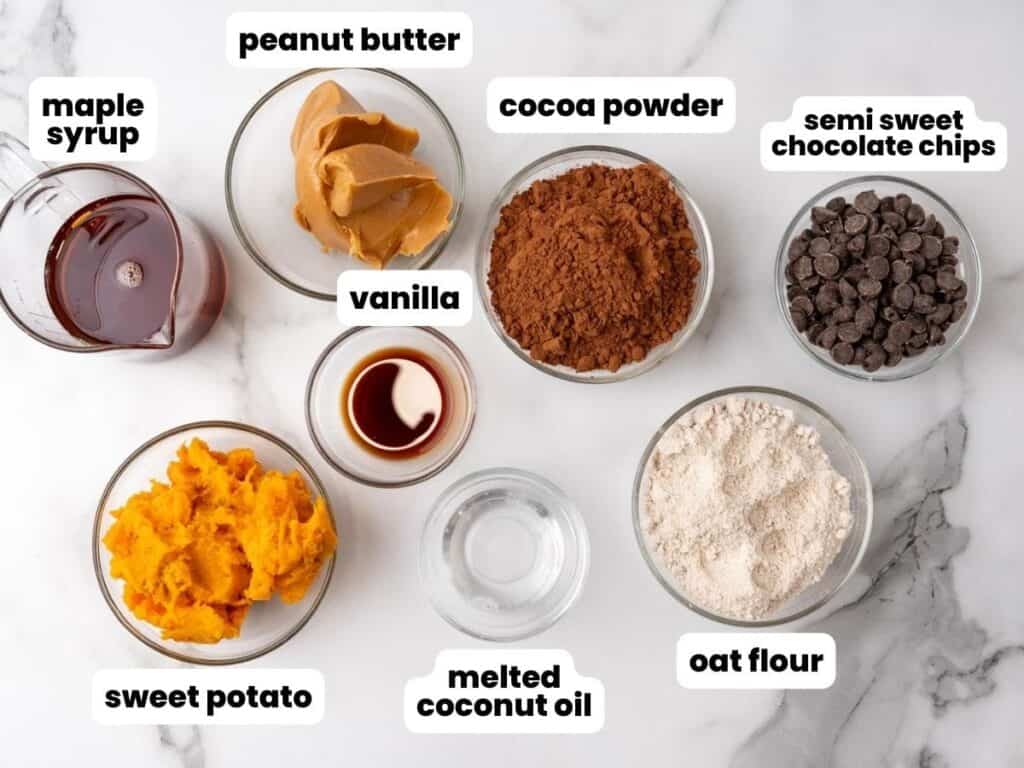 Healthy and Fudgy Sweet Potato Brownies - Little Sunny Kitchen
