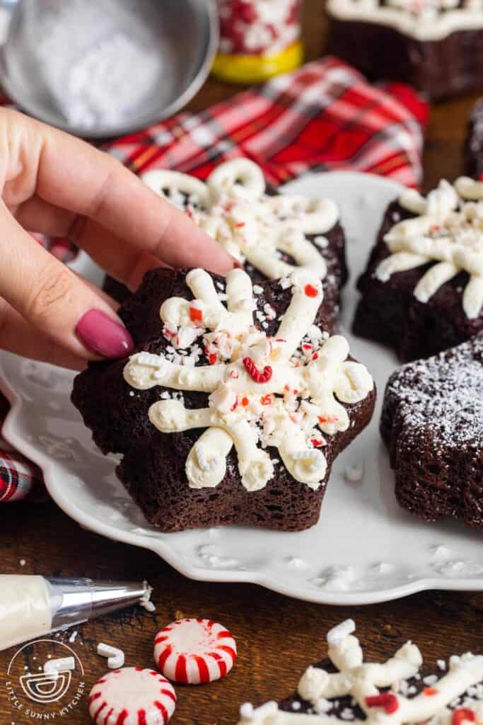 Chocolate Peppermint Mini Cakes - Little Sunny Kitchen