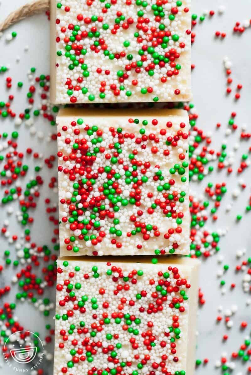 Easy Sugar Cookie Fudge - Little Sunny Kitchen