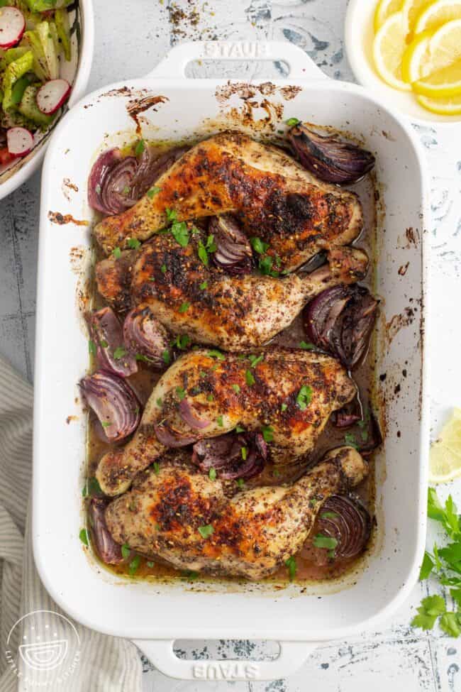 Baked Za'atar Chicken - Little Sunny Kitchen