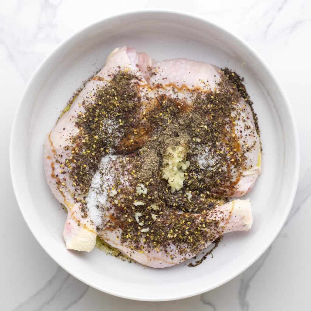 Baked Za'atar Chicken - Little Sunny Kitchen