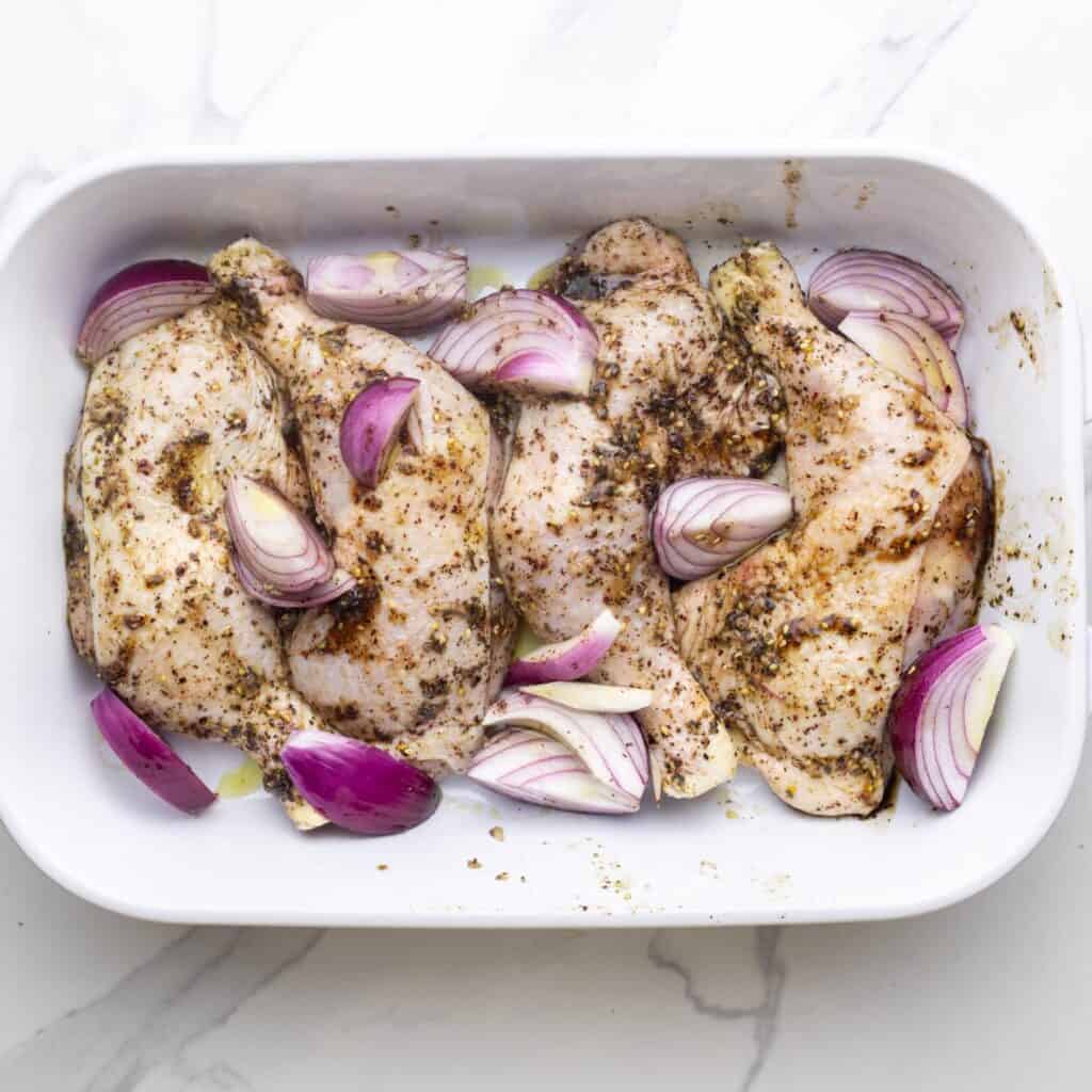 Baked Za'atar Chicken - Little Sunny Kitchen