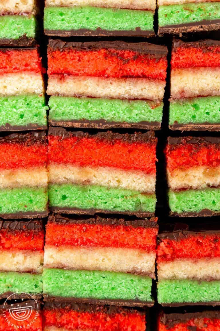 Italian Rainbow Cookies - Little Sunny Kitchen