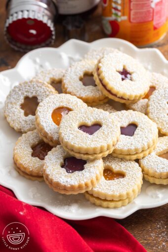 Linzer Cookies - Little Sunny Kitchen