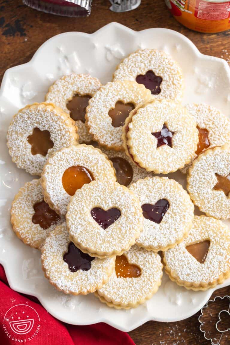 Linzer Cookies - Little Sunny Kitchen