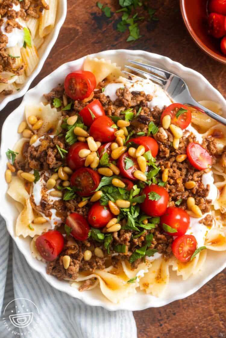 Viral Turkish Pasta Recipe - Little Sunny Kitchen
