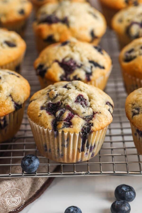 Classic Blueberry Muffins - Little Sunny Kitchen