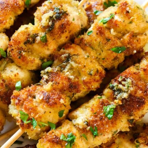 Crispy Chicken Milanese with Arugula Salad