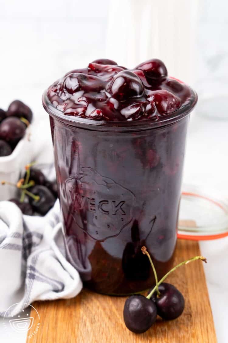 Easy Homemade Cherry Pie Filling (Fresh or Frozen Cherries)