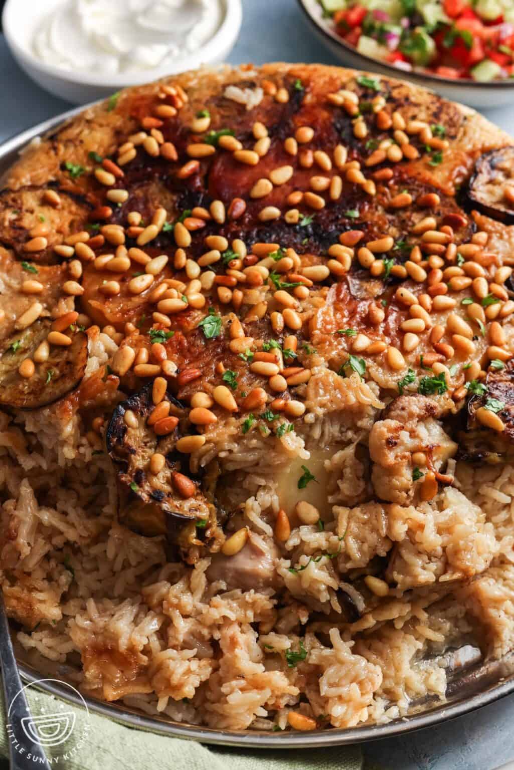 Authentic Maqluba - Upside Down Chicken and Rice