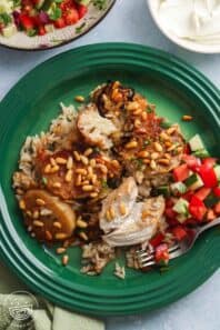 Authentic Maqluba - Upside Down Chicken and Rice