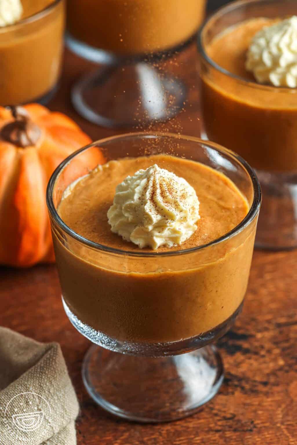 Creamy Homemade Pumpkin Pudding