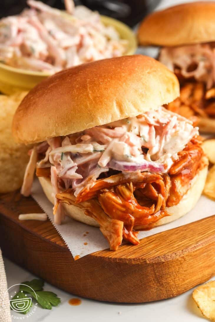 Easy BBQ Crockpot Pulled Chicken Recipe