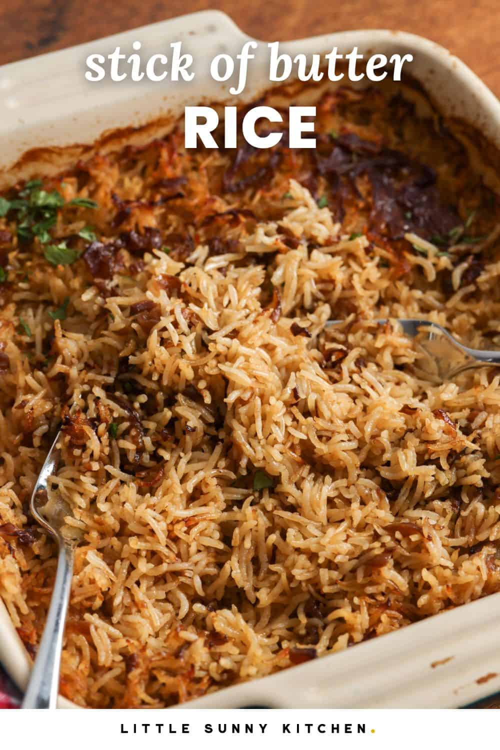 Classic Baked Stick of Butter Rice