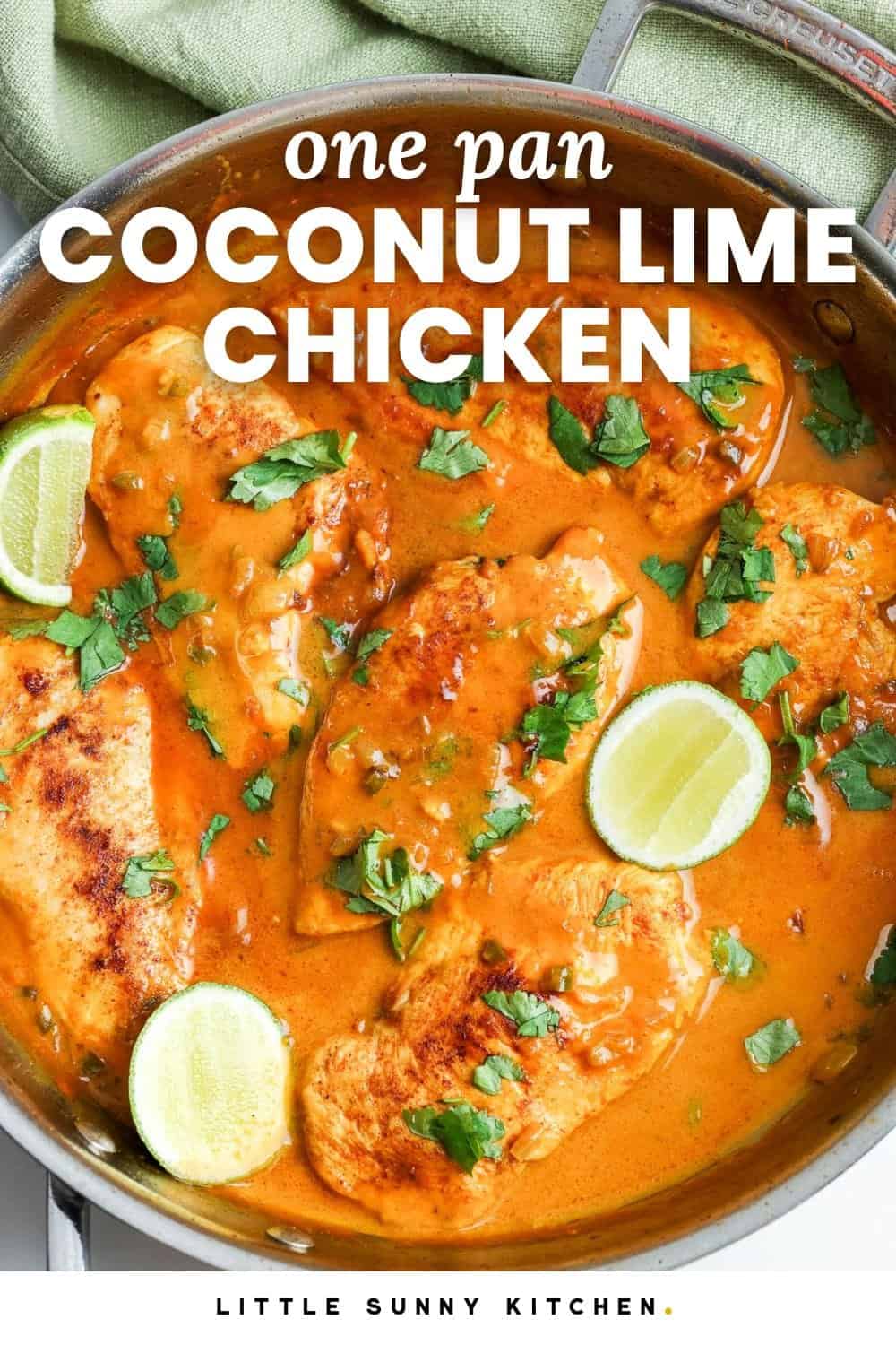 One Pan Coconut Lime Chicken