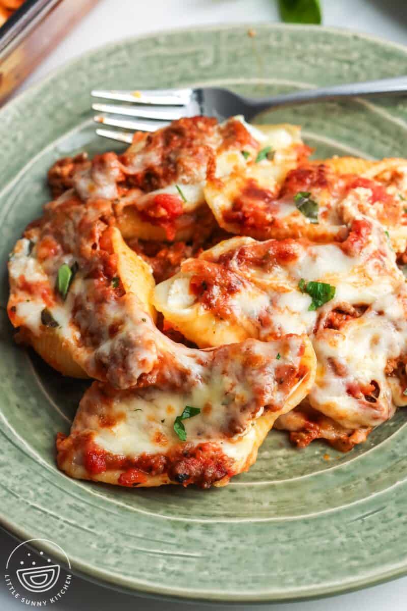 Ground Beef Stuffed Shells