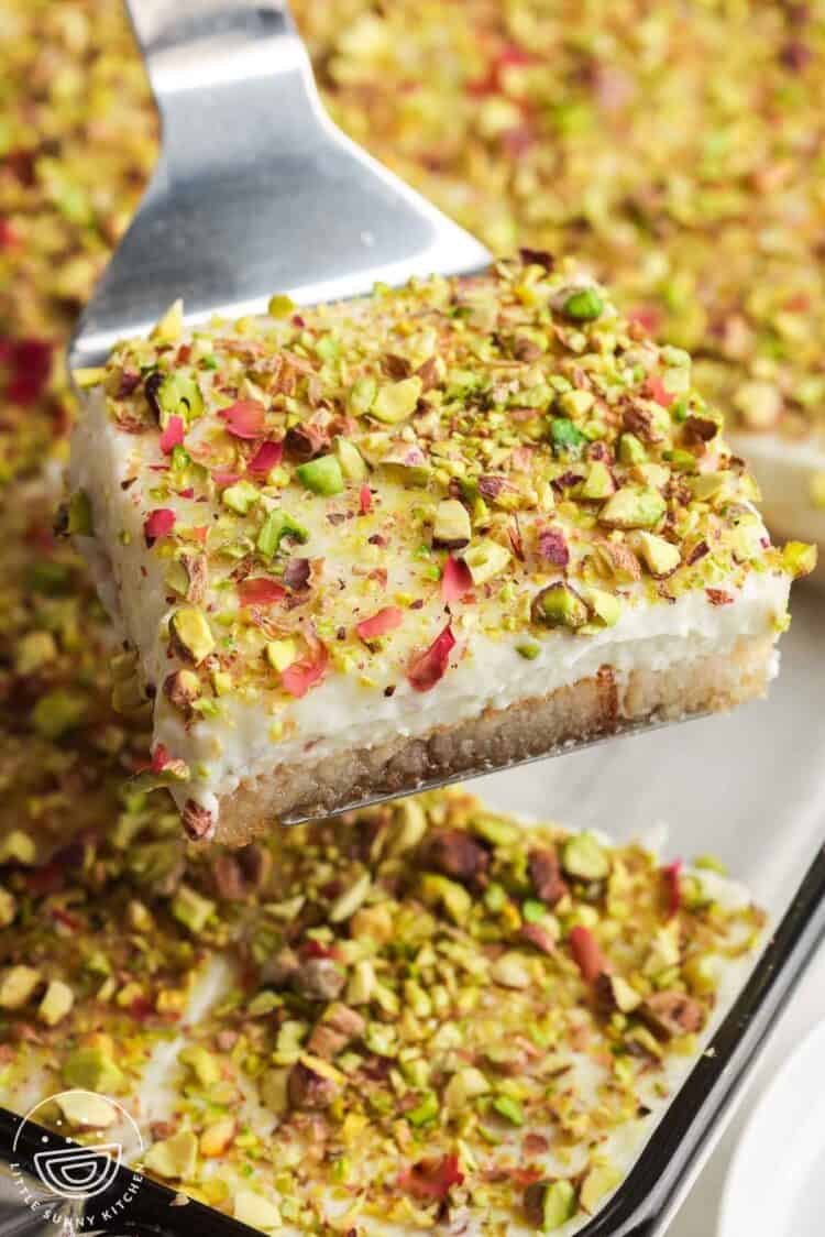 Aish El Saraya Recipe | Creamy Lebanese No Bake Dessert