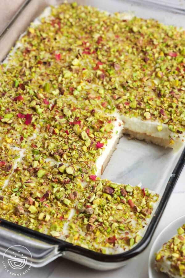 Aish El Saraya Recipe | Creamy Lebanese No Bake Dessert