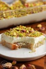 Aish El Saraya Recipe | Creamy Lebanese No Bake Dessert