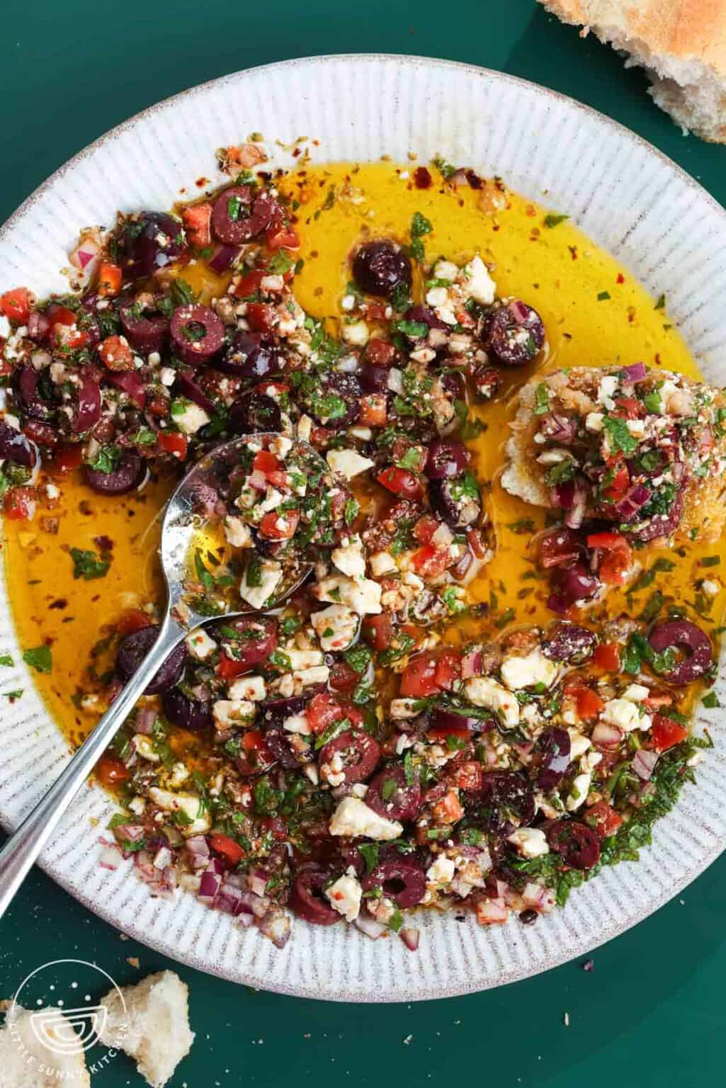 Mediterranean Olive Oil Dip for Bread