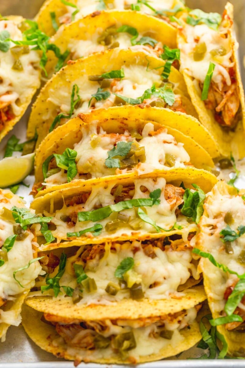 Baked Chicken Tacos - Little Sunny Kitchen