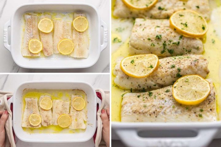 The Best Lemon Baked Cod Recipe - Little Sunny Kitchen