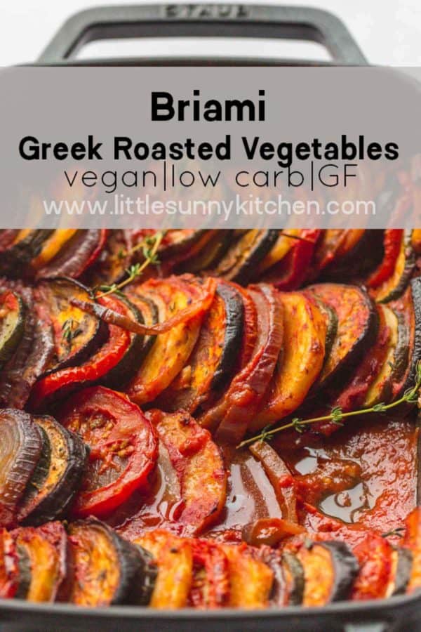 Briam (Greek Vegetable Bake) - Little Sunny Kitchen